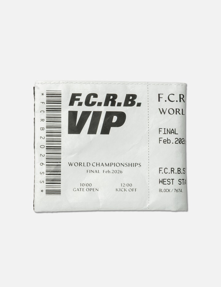F.C. Real Bristol Ticket Mini Wallet - Durable water-resistant Tyvek ...