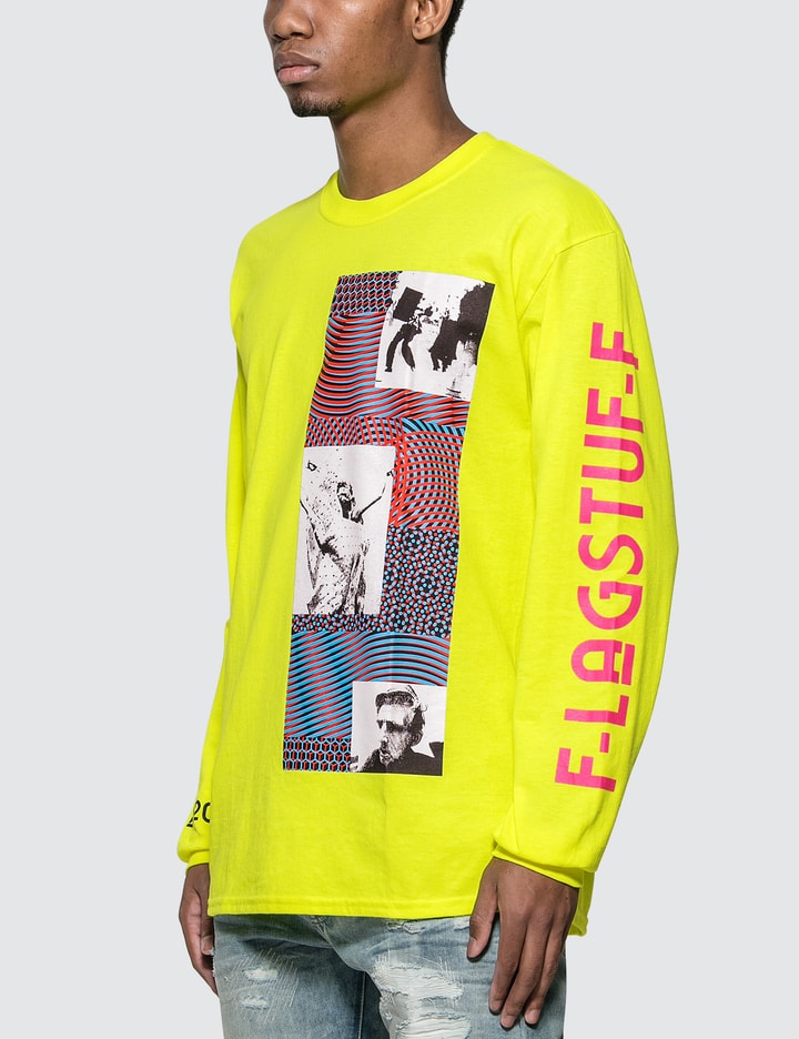 Flagstuff - Mix Long Sleeve T-Shirt | HBX - Globally Curated Fashion and Lifestyle by Hypebeast