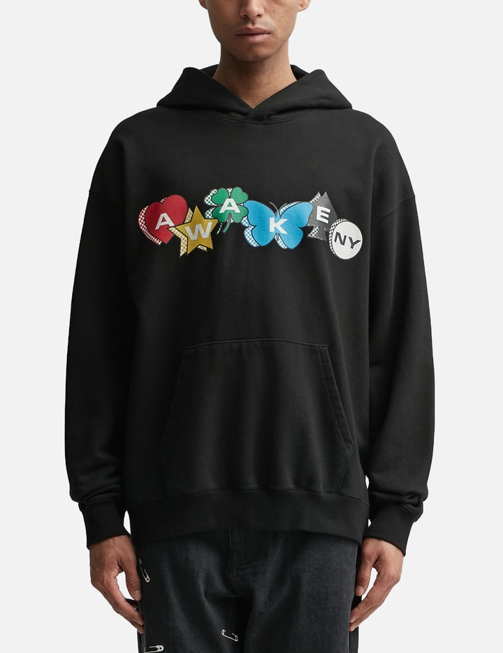 Awake NY - Printed Charm Logo Hoodie | HBX