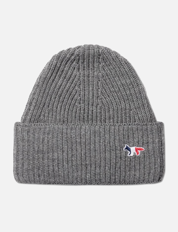 Maison Kitsuné - Ribbed Hat Tricolor Fox Patch | HBX - Globally Curated ...