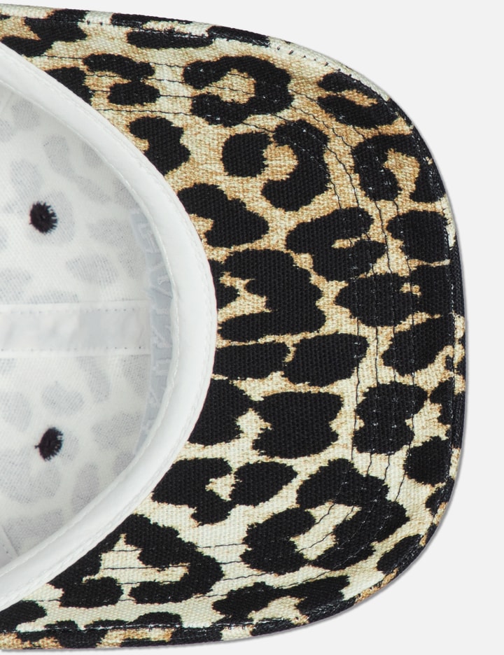 Ganni - Leopard Embroidered Logo Cap | HBX