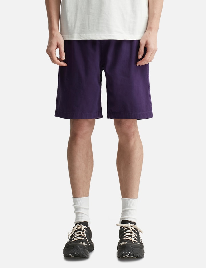 Gramicci G-SHORT - Relaxed eco-cotton twill shorts with integrated ...