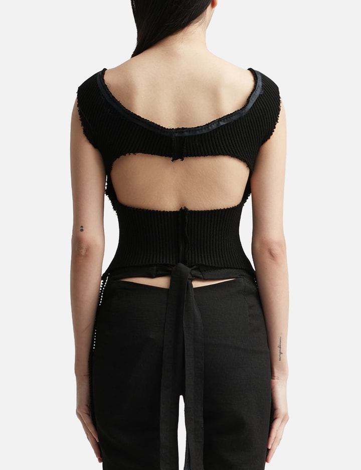 Hyein Seo - SLASH KNIT TOP | HBX - Globally Curated Fashion and ...