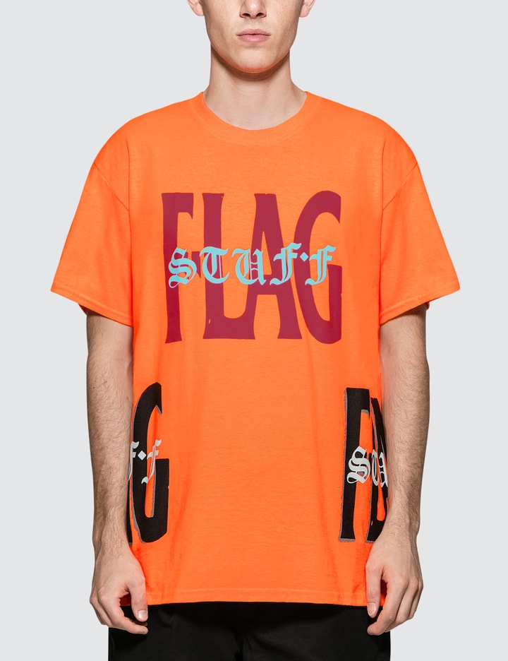 Flagstuff - "Mix Letter" T-Shirt | HBX - Globally Curated Fashion and Lifestyle by Hypebeast
