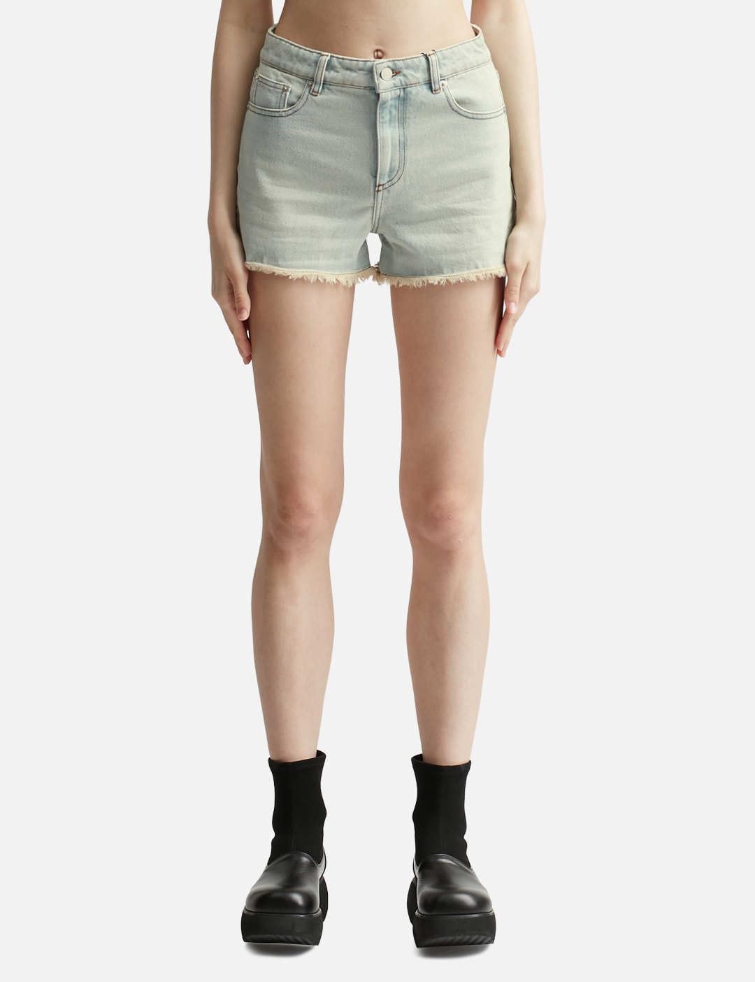 Ami - 5 POCKETS MINI SHORTS | HBX