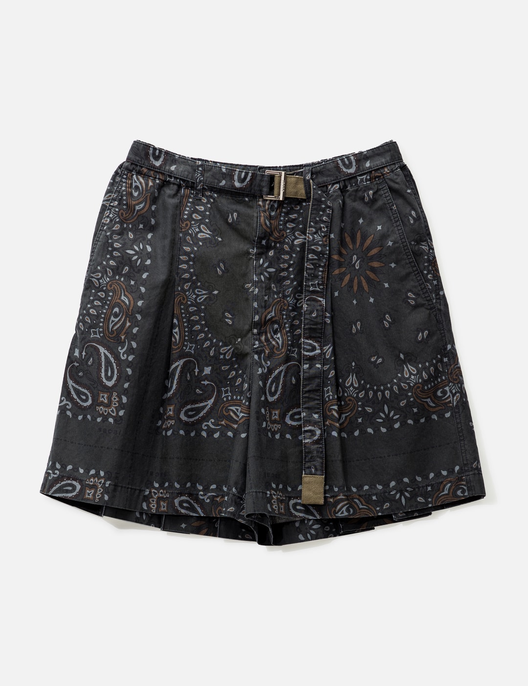 Sacai - Bandana Print Shorts | HBX