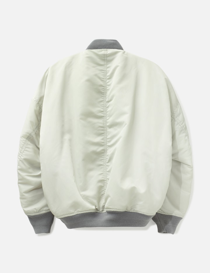 Maison Mihara Yasuhiro Bomber Jacket - White nylon bomber, excellent ...