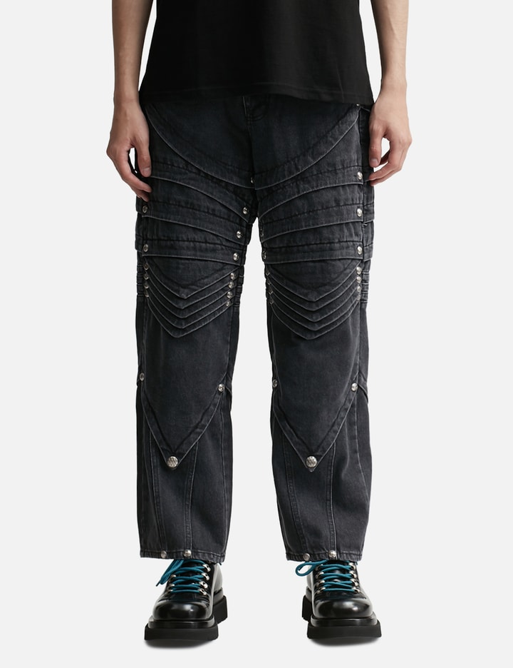 THUG CLUB - Warrior Denim Stud Pants | HBX - Globally Curated Fashion ...