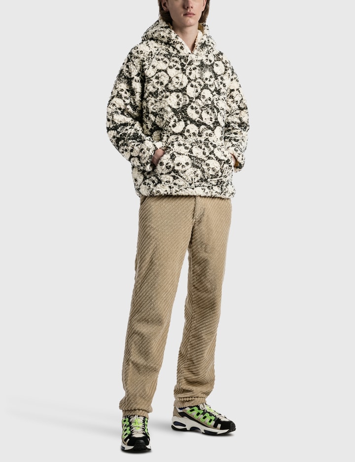 ERL - Skull Printed Vintage Fleece Hoodie | HBX - Globally Curated ...