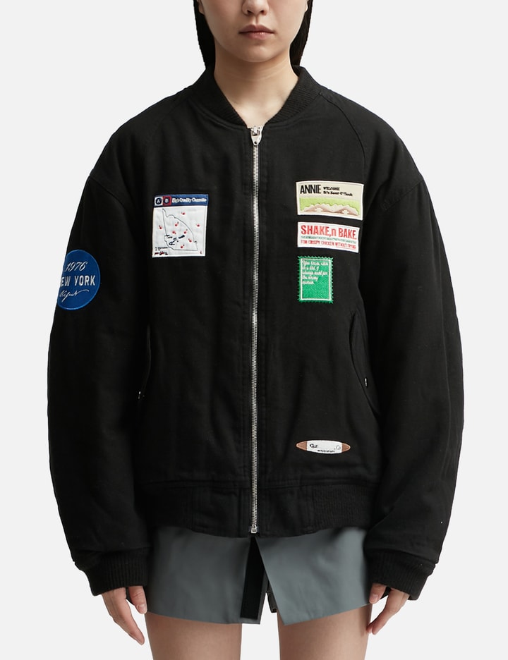 Kijun - Patch Bomber Jacket | HBX - Globally Curated Fashion and ...