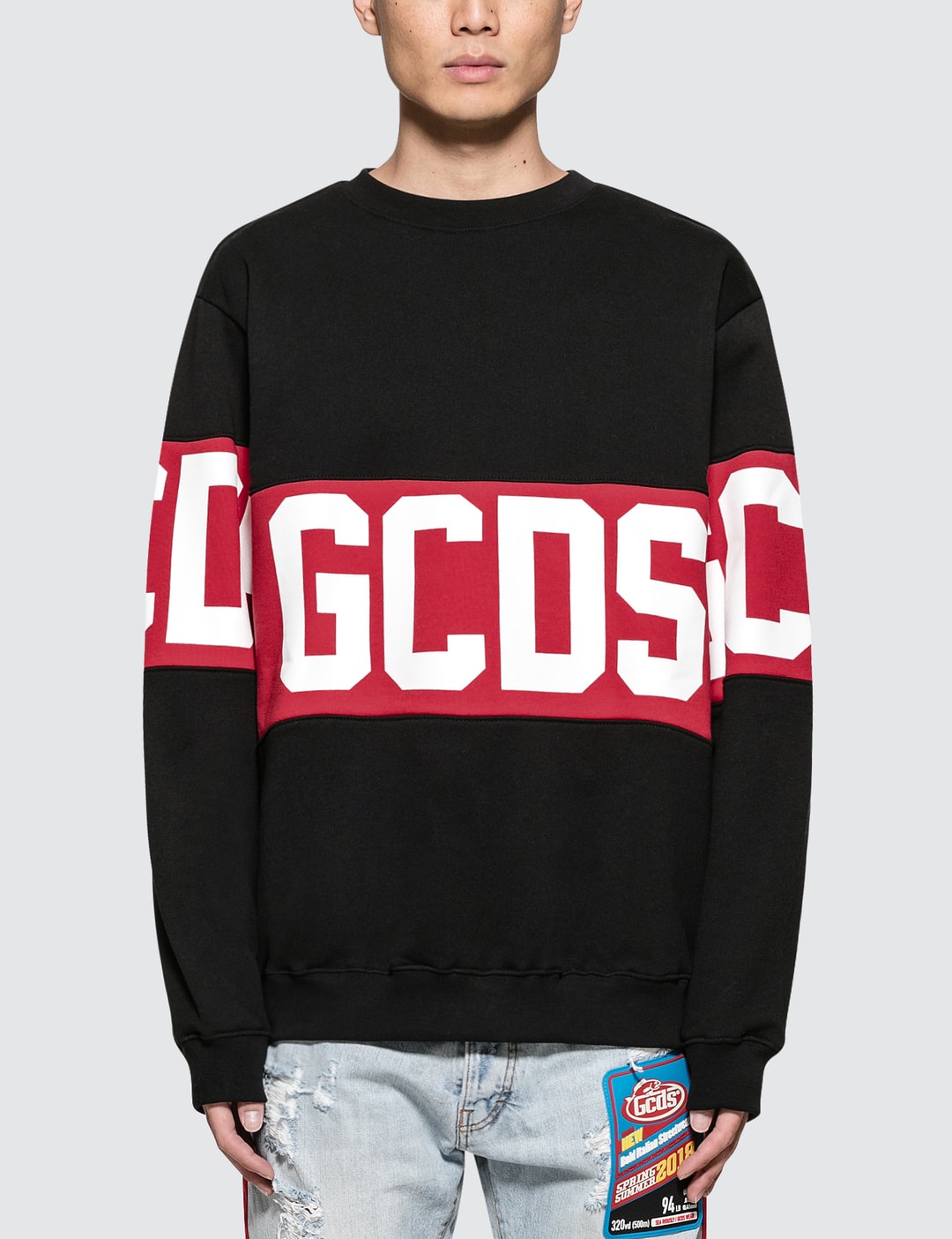 GCDS - Logo Band Sweatshirt | HBX - HYPEBEAST 為您搜羅全球潮流時尚品牌