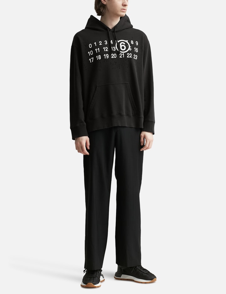 MM6 Maison Margiela - Number Logo Hoodie | HBX
