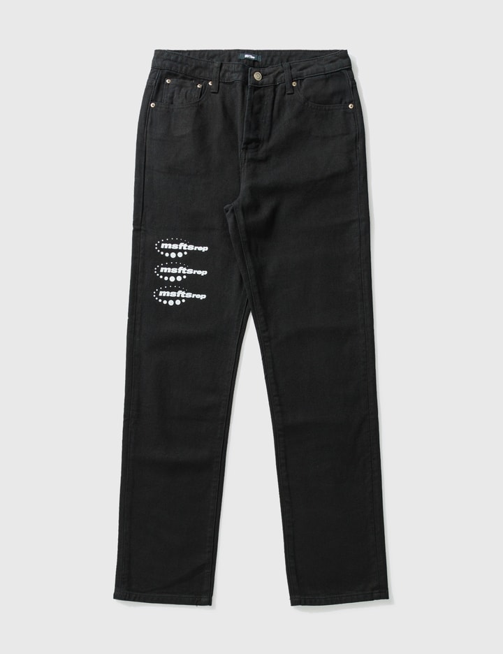 MSFTSrep - Logo Jeans | HBX - Globally Curated Fashion and Lifestyle by ...