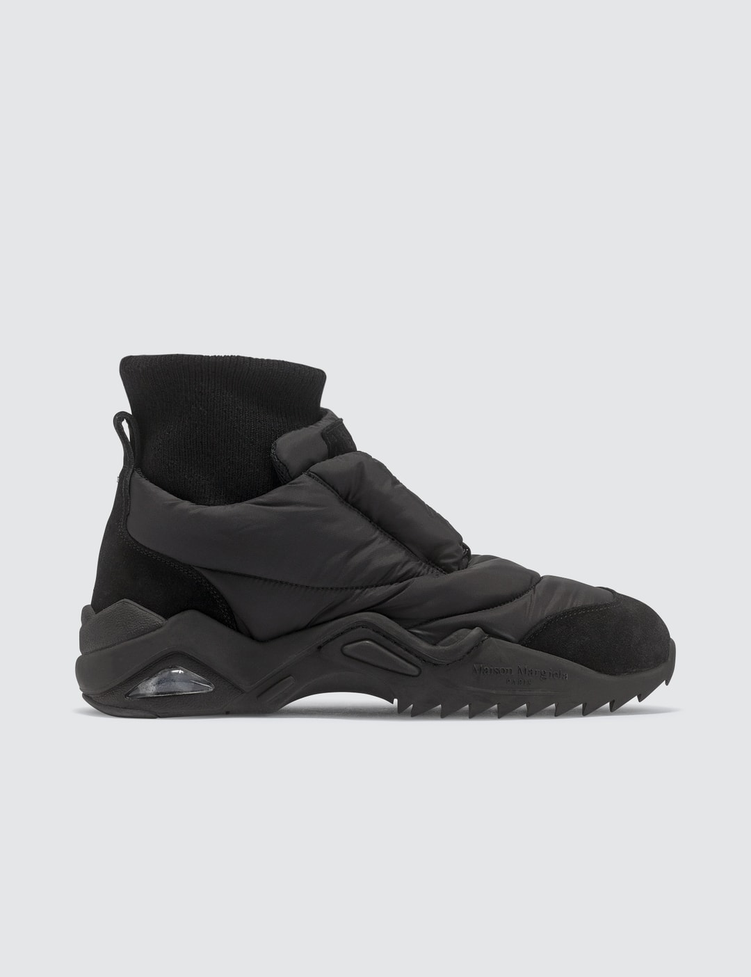 Maison Margiela - Padded Hi-Top Cuff Sneakers | HBX - Globally Curated ...