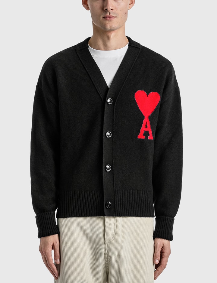Ami - Ami De Coeur Cardigan | HBX - Globally Curated Fashion and ...