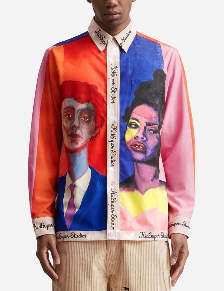 KidSuper - BOY & GIRL PAINTED PORTRAIT SHIRT | HBX