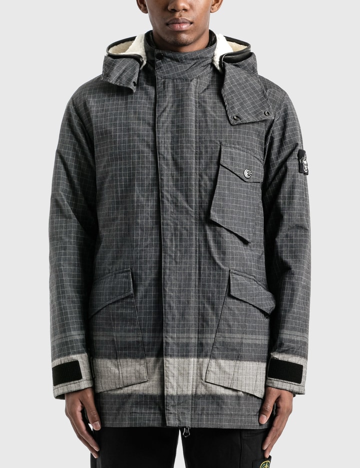 Stone Island - Reflective Down Jacket | HBX - Globally Curated Fashion ...