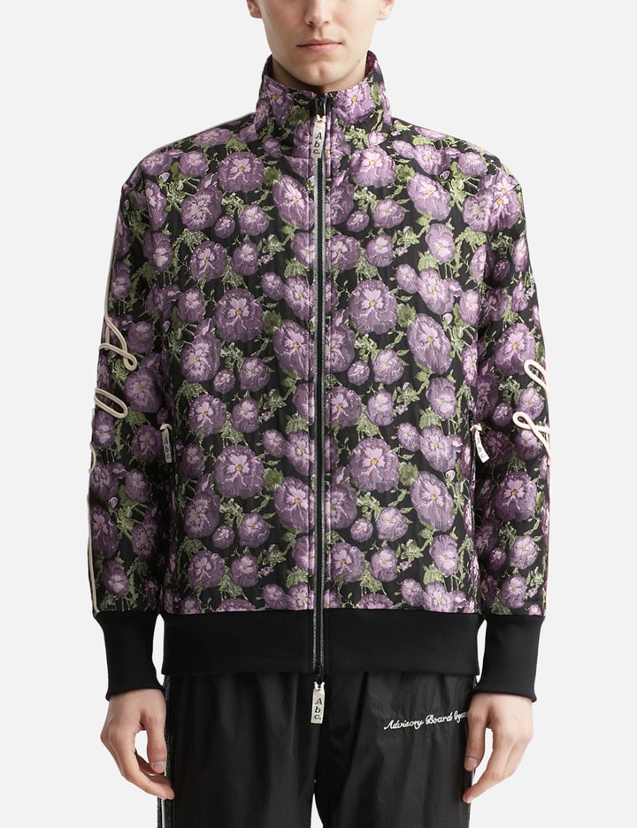 Advisory Board Crystals - Abc. Floral Jacquard Soutache Track Jacket ...