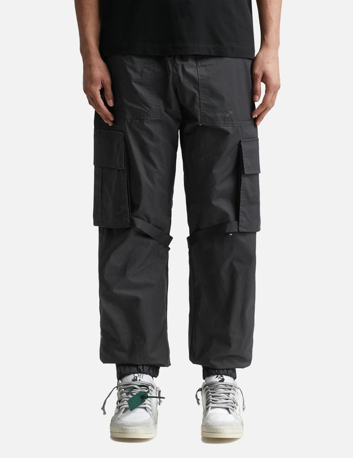 Off-White™ - Diagonal Tab Cotton Cargo Pants | HBX