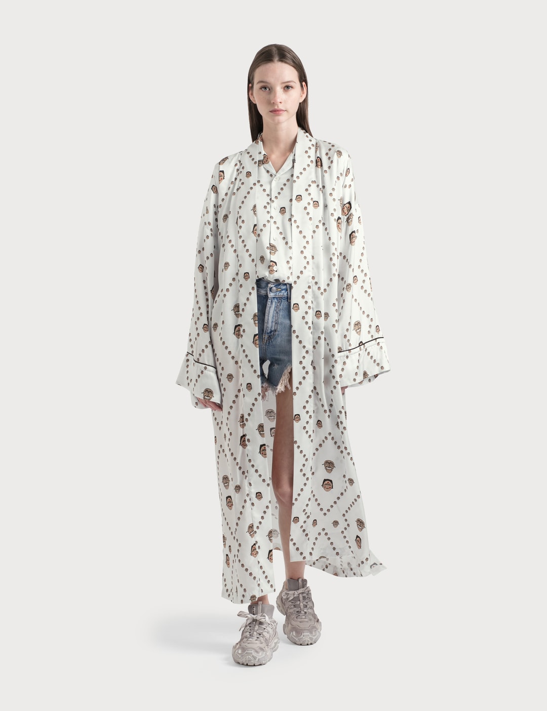 Kirin - All Over Masks Kimono Robe | HBX - Globally Curated Fashion and ...