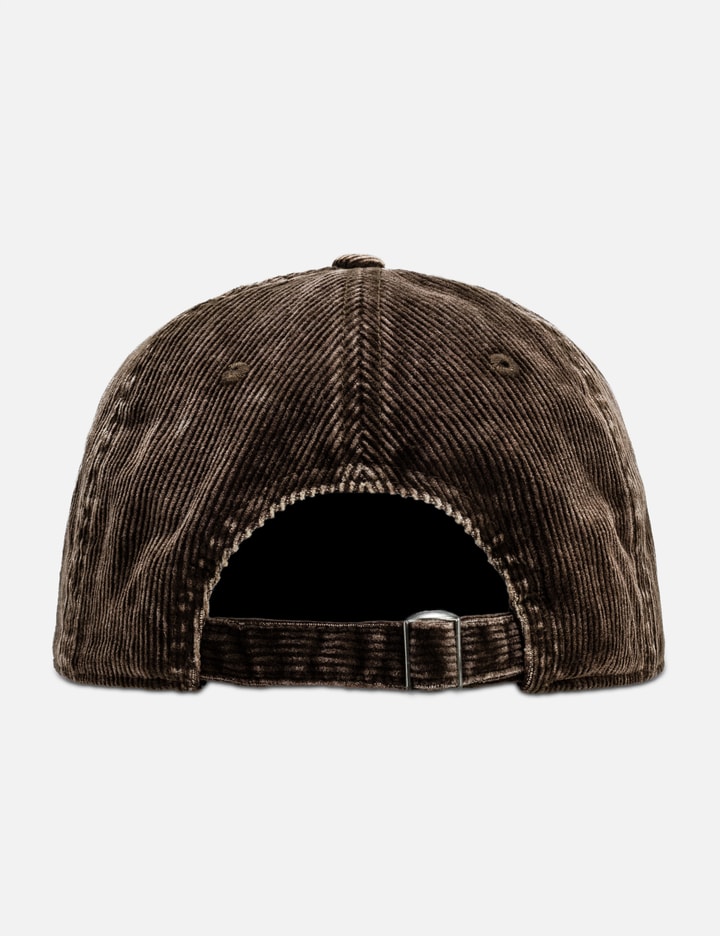 Aly "Aly Logo Pink" Velvet Cap - Dark brown 6-panel cap with ...