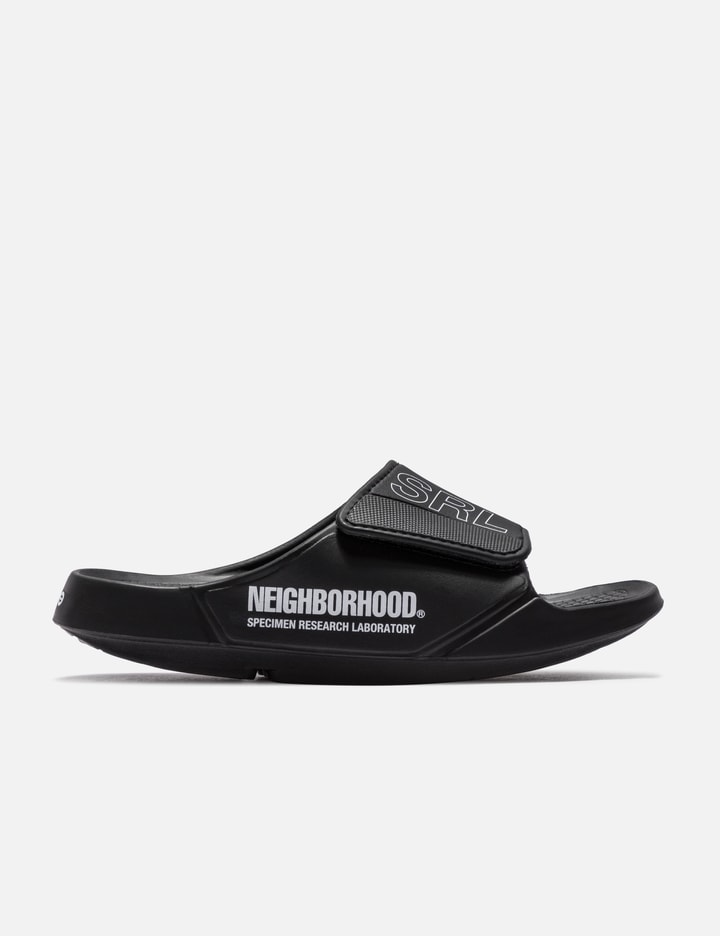 NEIGHBORHOOD - Neighborhood x OOFOS Sport Flex Slides | HBX - HYPEBEAST ...