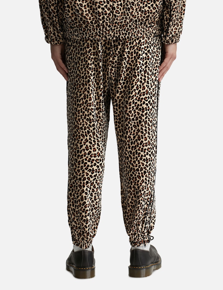 Wacko Maria - Leopard Velvet Track Pants | HBX
