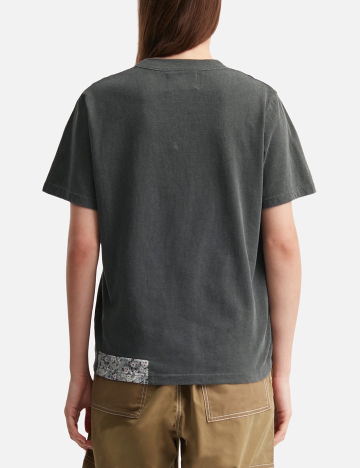 NÒMARHYTHM TEXTILE Patchwork Garment Dyed Tee Shirt - Patchwork cotton ...
