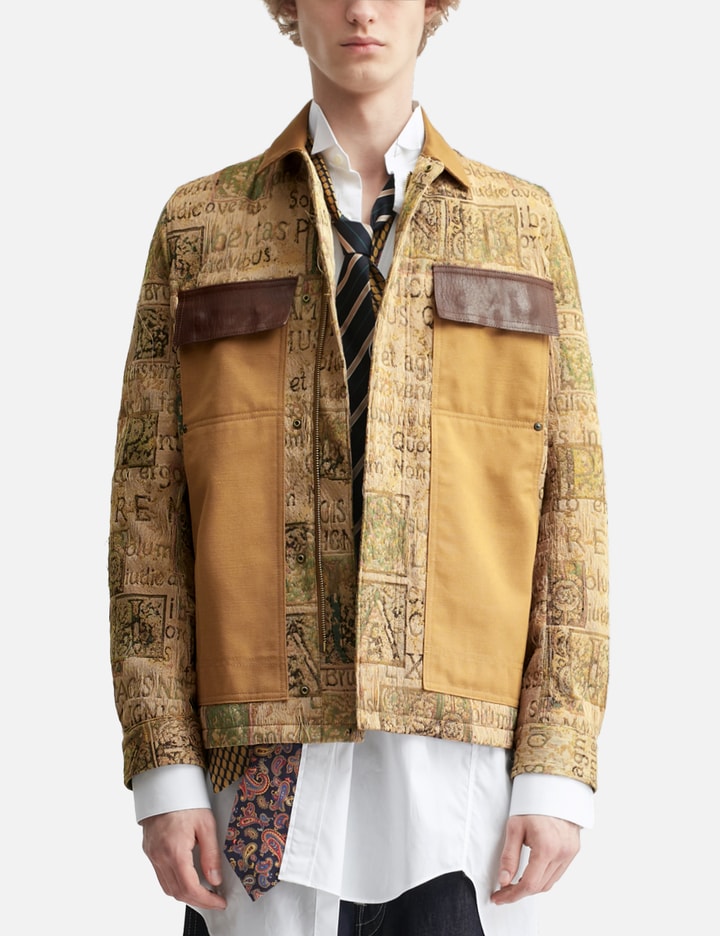 Junya Watanabe Man Gobelin Weave X Cotton Duck Jacket - Workwear ...