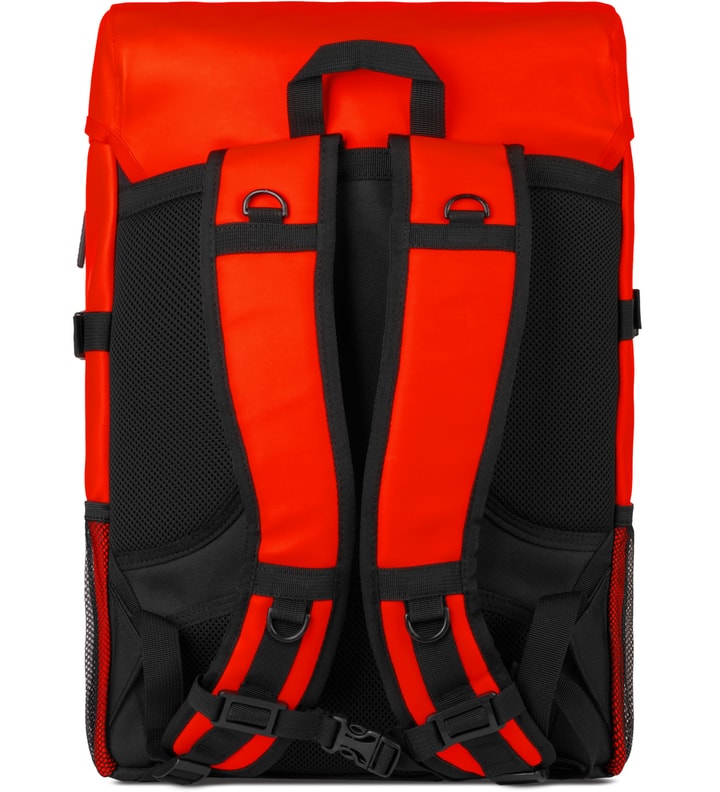 Rains - Orange Runner Backpack | HBX - Globally Curated Fashion and ...