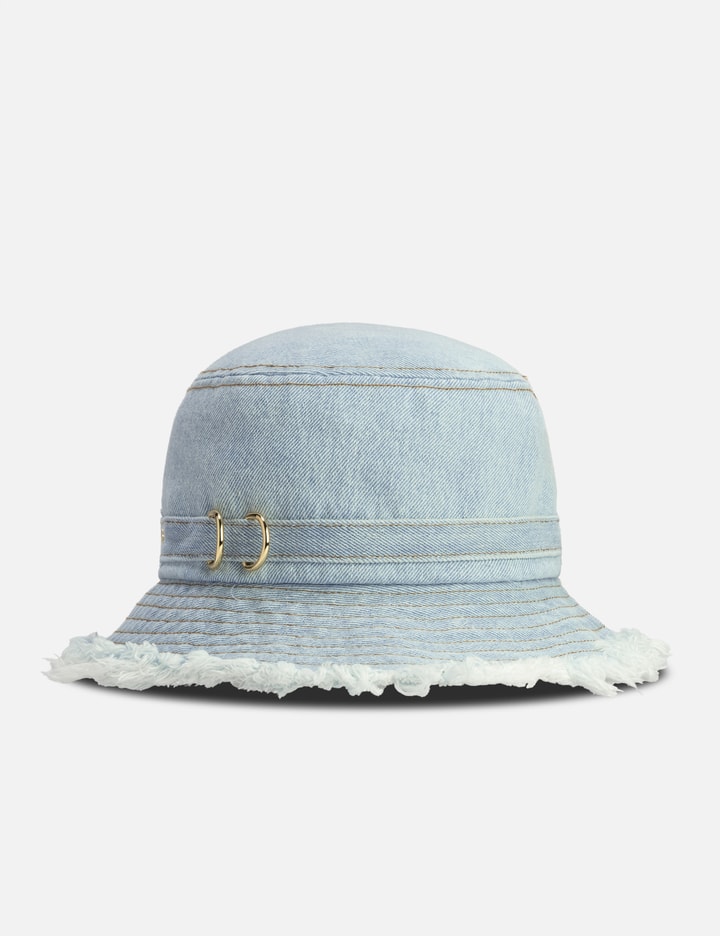 Ganni - Denim Bucket Hat | HBX