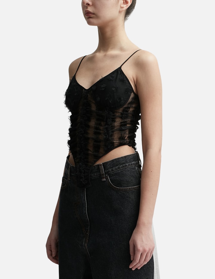 pushBUTTON - Lace Corset Top | HBX