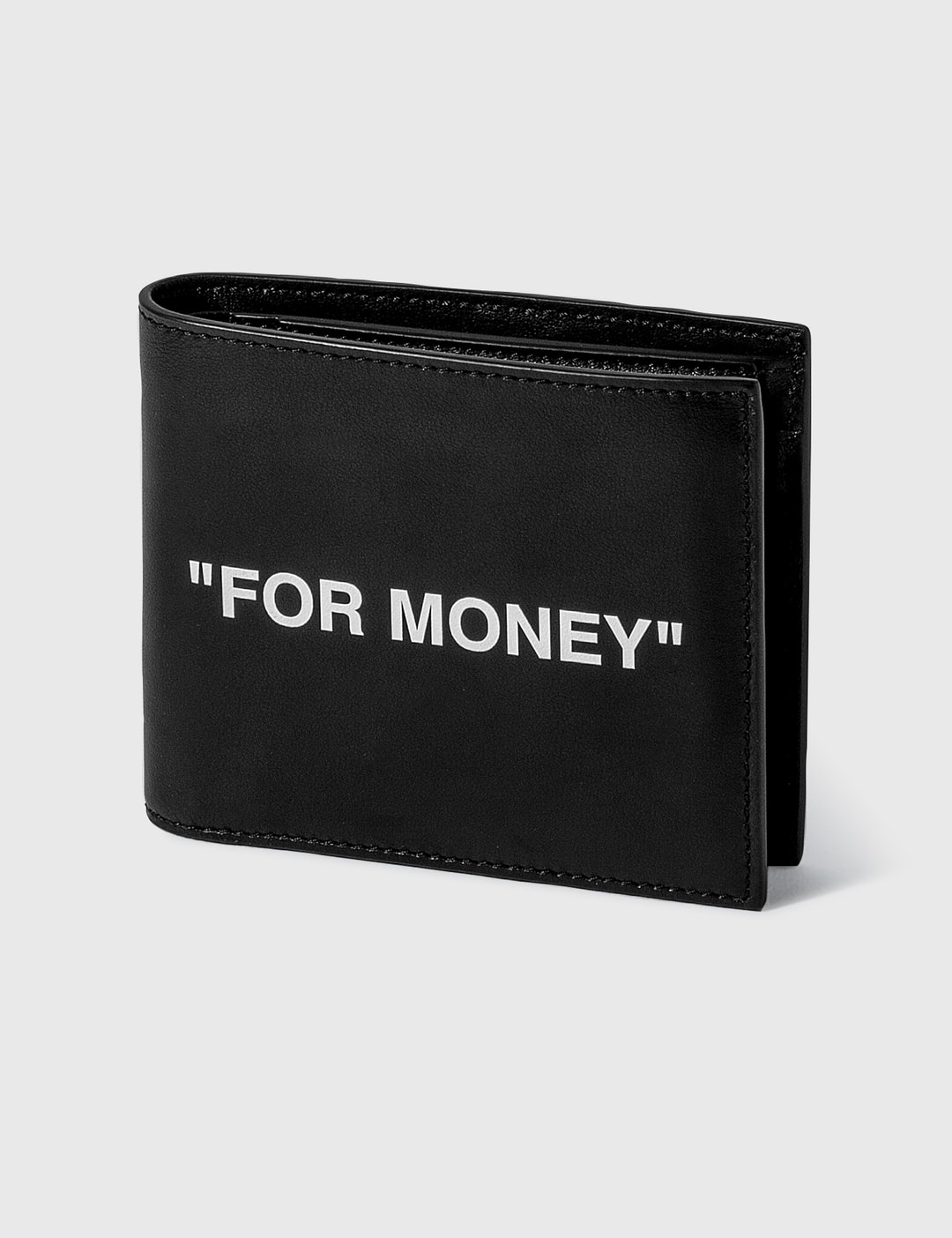 Off-White™ - "FOR MONEY" Bifold Wallet | HBX - Globally Curated Fashion ...