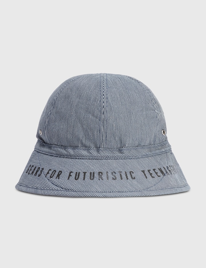 Human Made - Round Striped Denim Bucket Hat | HBX