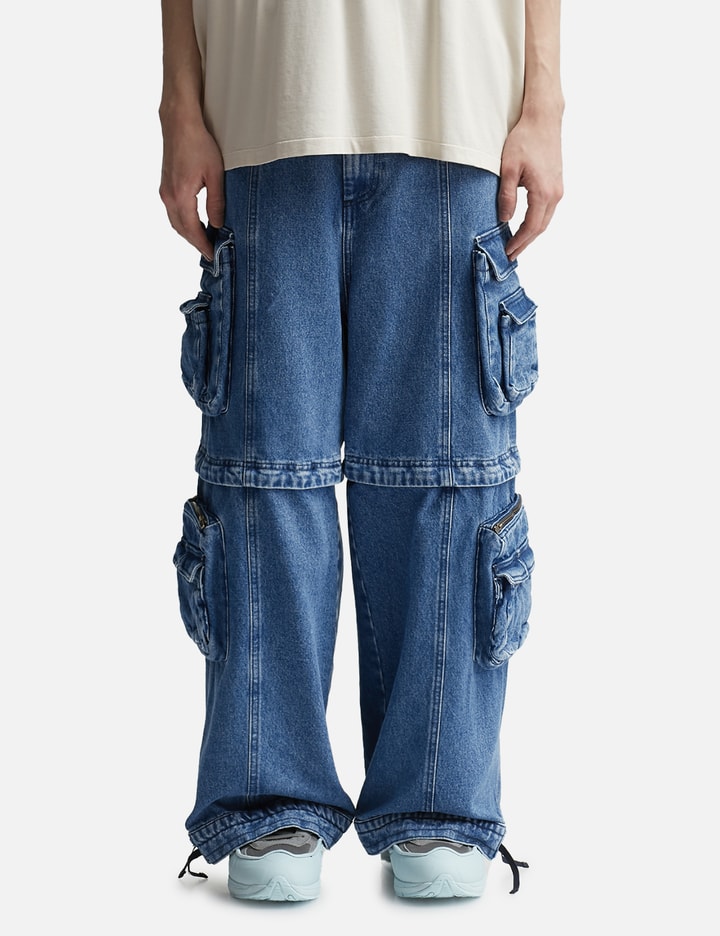 LUU DAN - Zip Off Cargo Jeans | HBX - Globally Curated Fashion and Lifestyle by Hypebeast