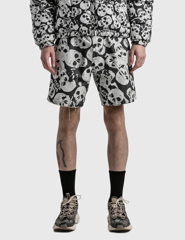 ERL - Skull Printed Shorts | HBX - Globally Curated Fashion and ...