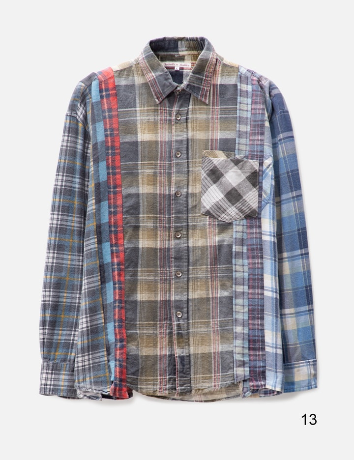 Needles - Flannel Shirt | HBX - Globally Curated Fashion and Lifestyle ...