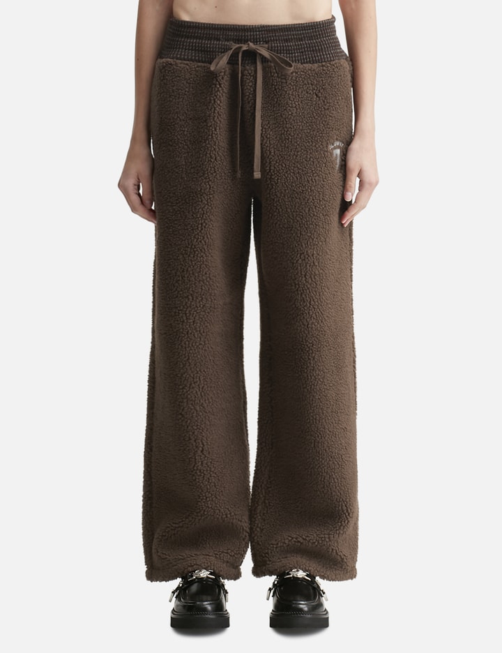 Glowny Boucle Pants - Relaxed fleece boucle pants with drawcord waist | HBX