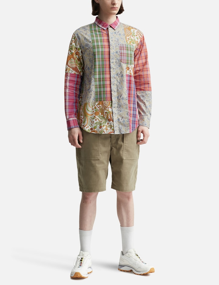 Engineered Garments - Combo Short Collar Shirt | HBX