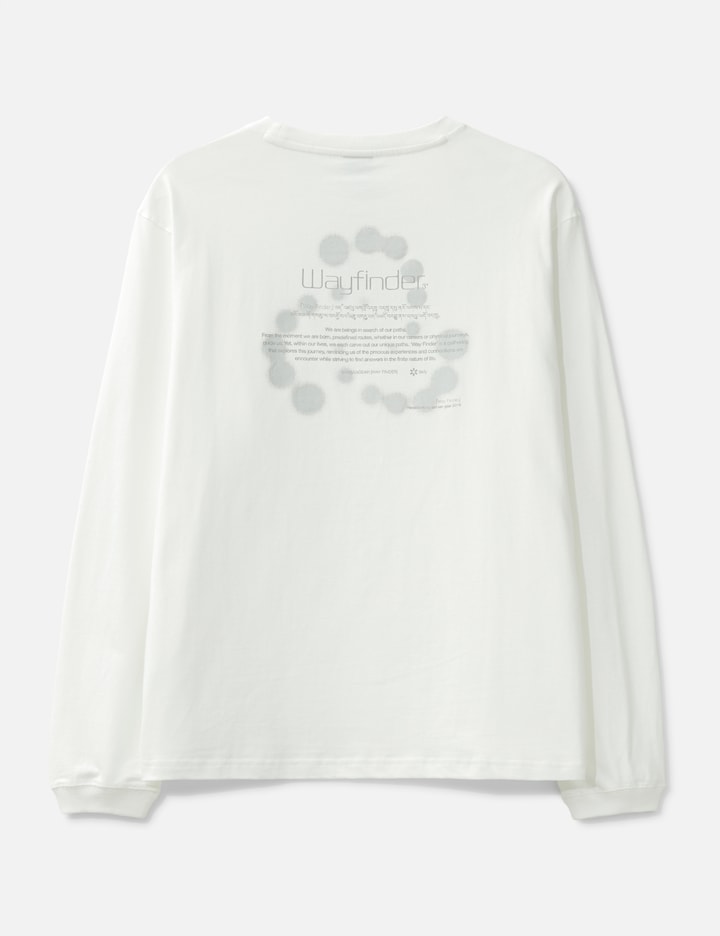 San San Gear Logo Long Sleeves - White cotton crewneck with front logo ...
