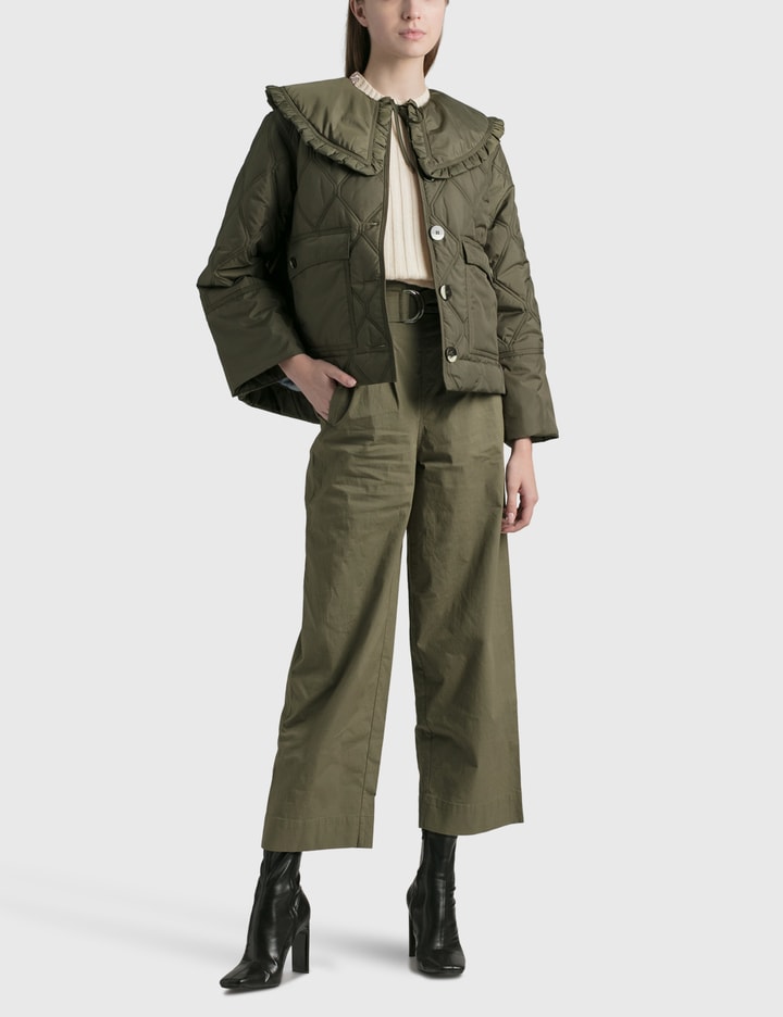 Ganni - Cropped Ripstop Jacket | HBX - Globally Curated Fashion and ...
