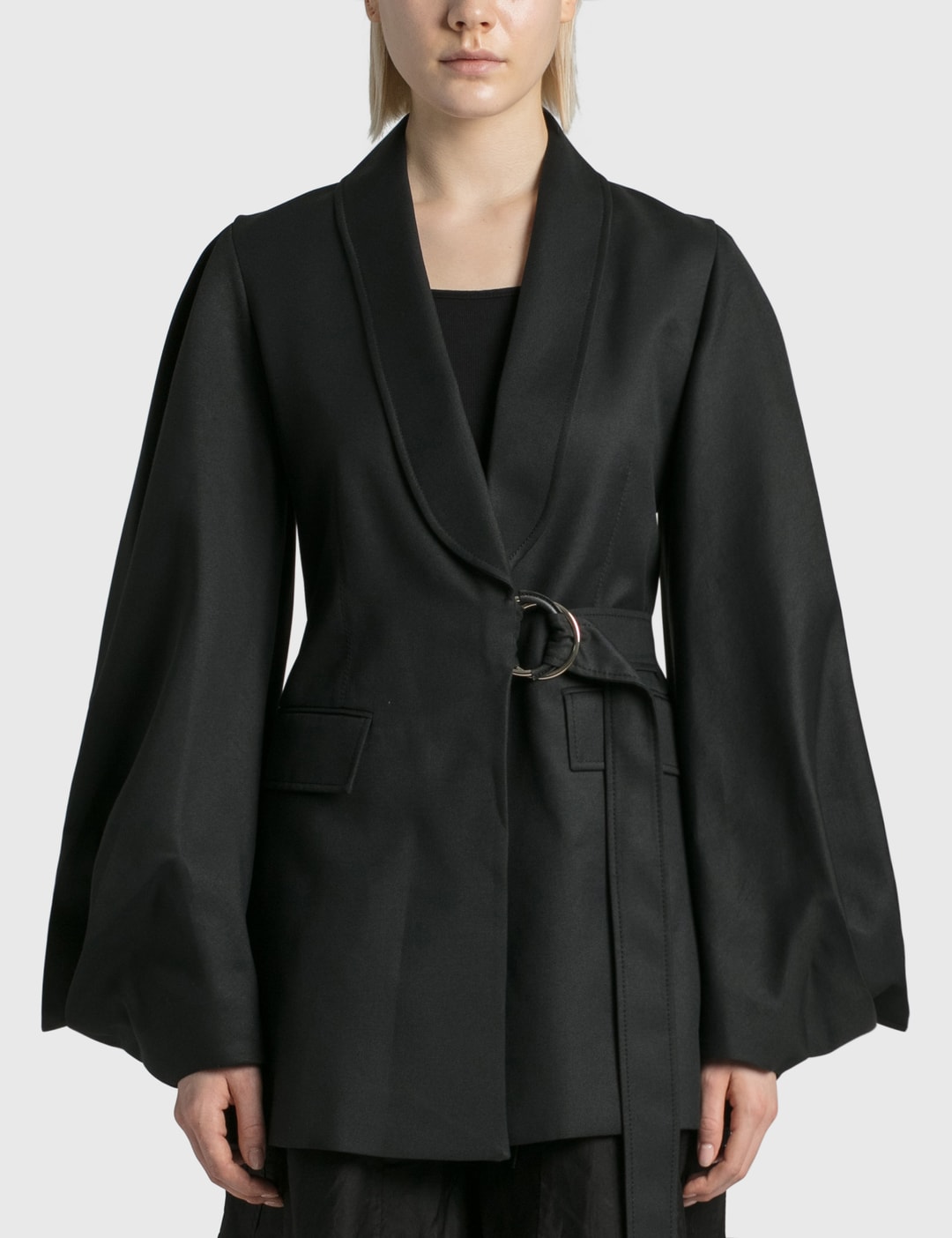 JW Anderson - Balloon Sleeve Shawl Collar Jacket | HBX - Globally ...
