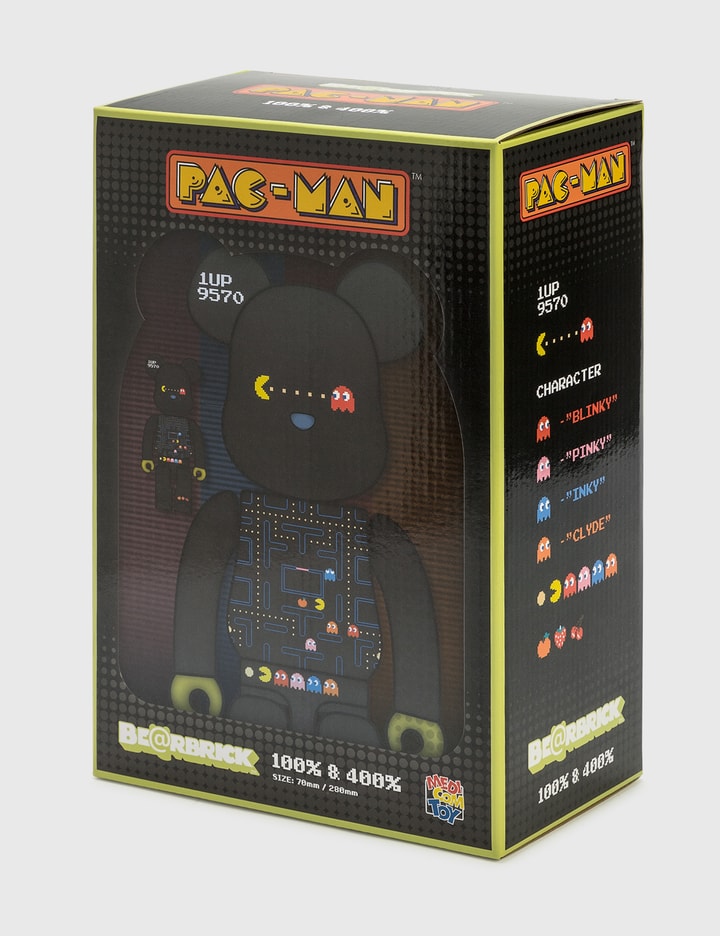 Medicom Toy - Be@rbrick Pac-Man 100%&400% Set | HBX - Globally Curated ...