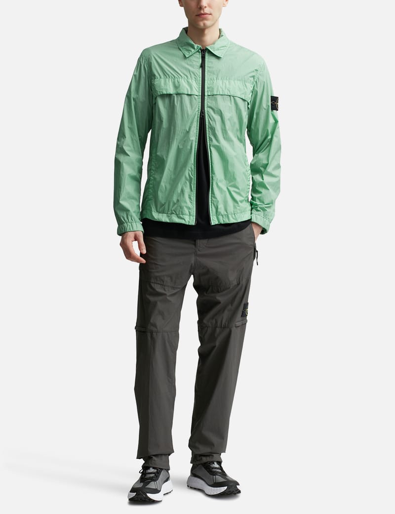 Stone Island - Garment Dyed Crinkle Reps R-NY Overshirt Stone Island - Garment Dyed Crinkle Reps R-NY Overshirt