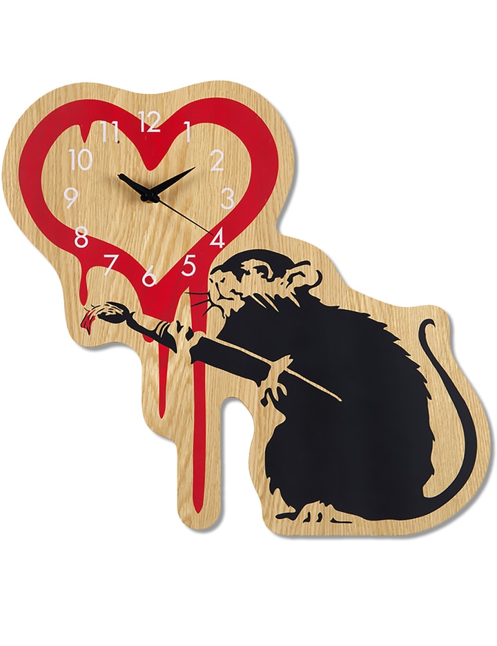 Medicom Toy - Sync.-Brandalism x Karimoku "Love Rat" Wall Clock | HBX ...