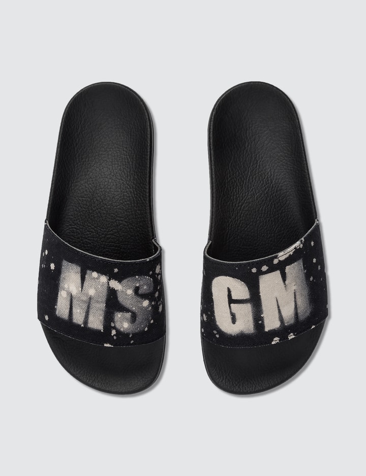 MSGM - 2-Tone Drip Pool Slide | HBX - Globally Curated Fashion and Lifestyle by Hypebeast