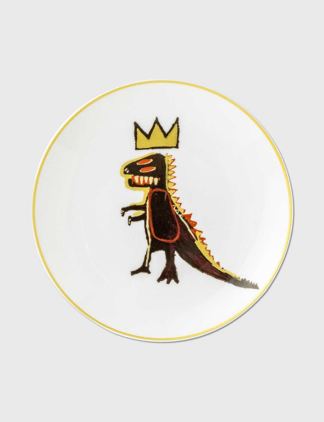 Ligne Blanche - Jean Michel Basquiat God Dragon Plate | HBX - Globally ...