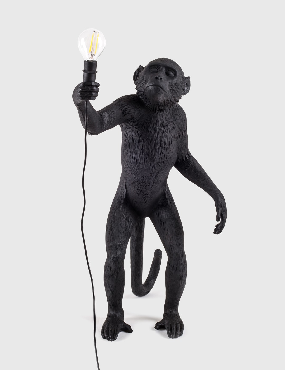 Seletti - The Monkey Lamp Black Standing Version | HBX - Globally ...
