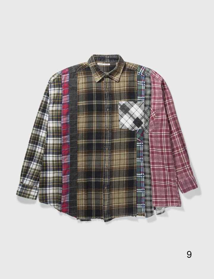 Needles - 7 Cuts Wide Flannel Shirt | HBX - Globally Curated Fashion ...