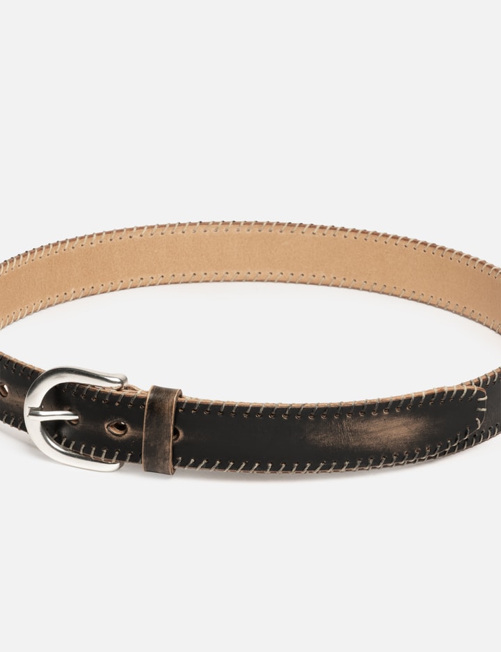 Our Legacy Friday Belt - Hand-stitched Italian leather, 35mm vintage. | HBX